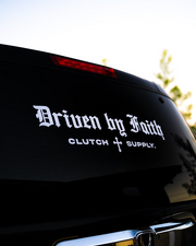 Driven by Faith Decal – Clutch Supply