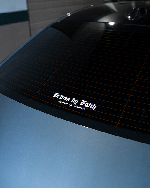 Driven by Faith Decal – Clutch Supply