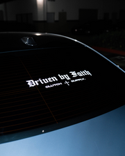 Driven by Faith Decal – Clutch Supply